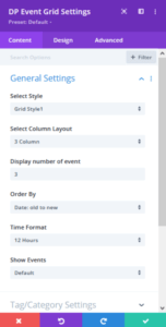 Divi Event Manager Plugin - Divi Professional