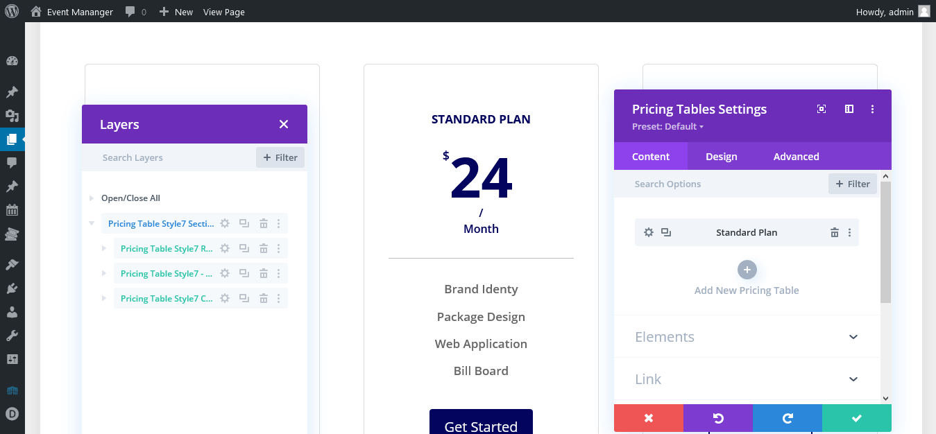 Divi Pricing Table Bundle Documentation - Divi Professional