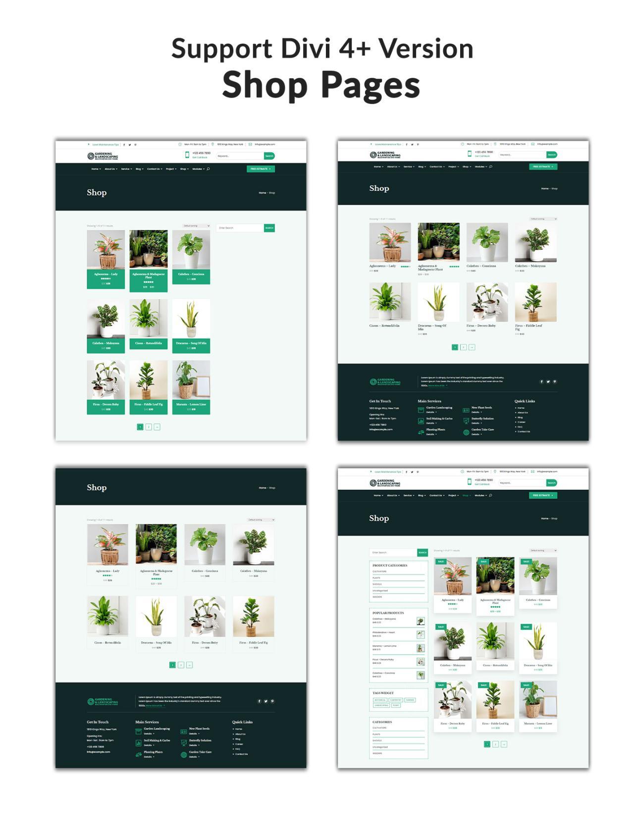 Divi Gardening and Landscaping Child Theme - Divi Professional