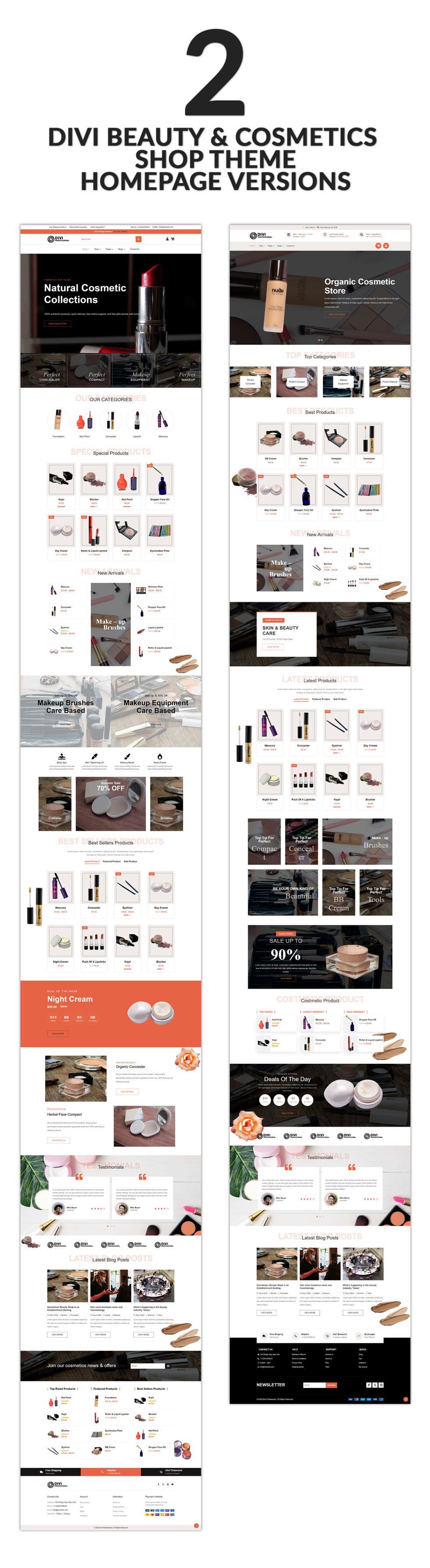 Divi Cosmetics Shop Theme - Divi Professional Divi Cosmetics Shop Theme - Divi Professional