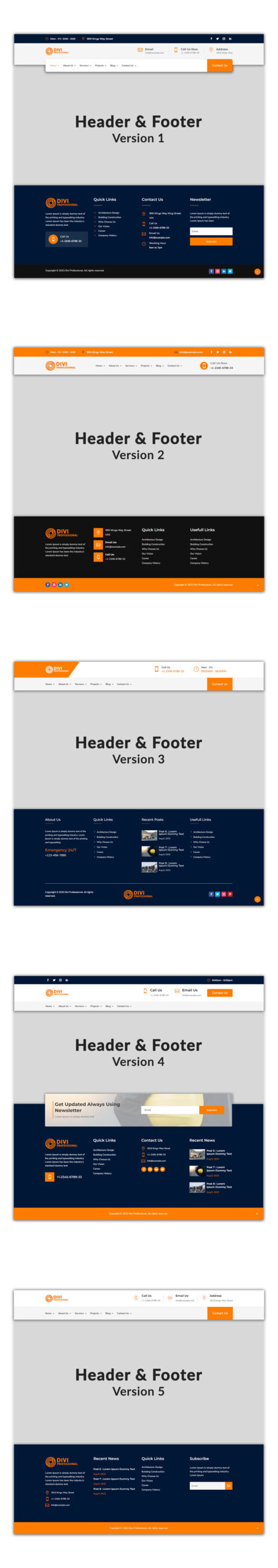 Divi Construction Theme - Divi Professional