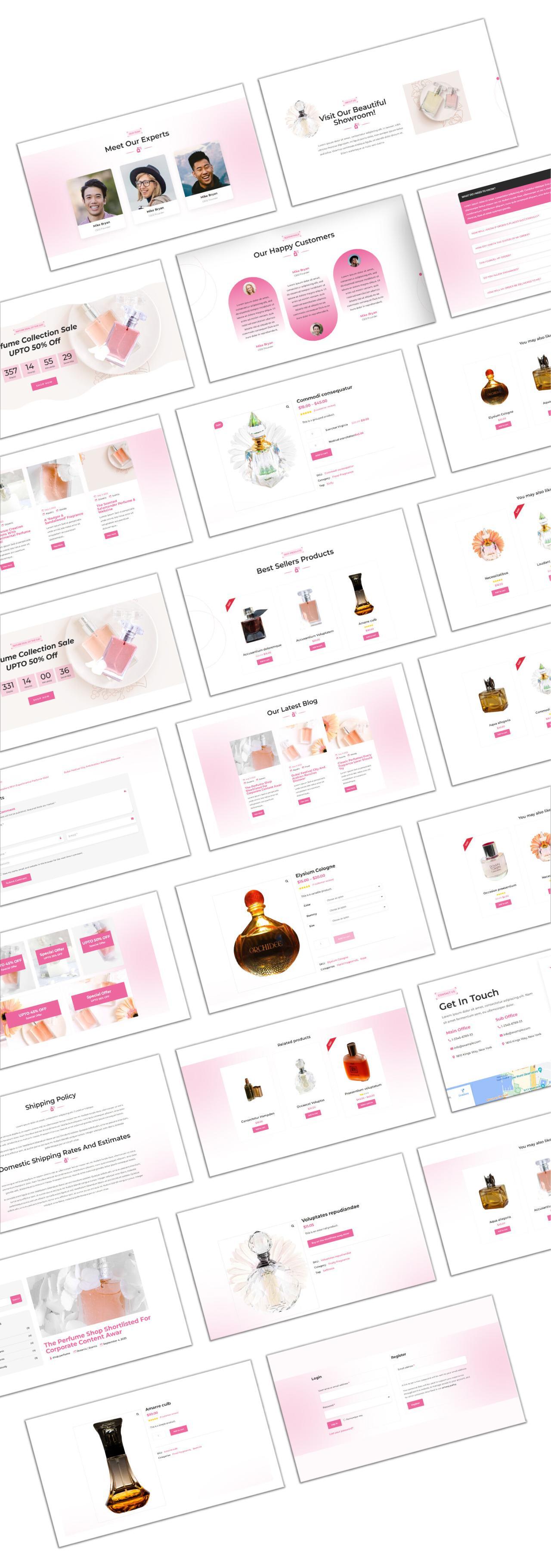 Divi Perfume Shop Theme - Divi Professional