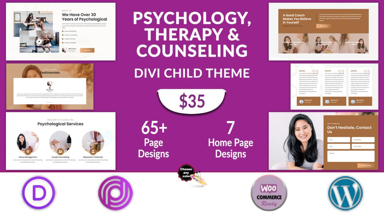 Divi Psychology Theme - Divi Professional