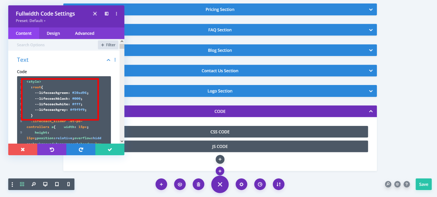 How to import divi layout - One Page - Divi Professional