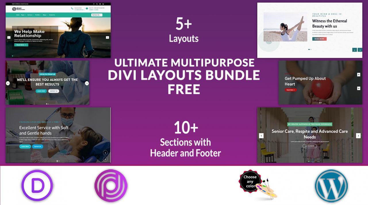 Best Free Divi Layouts - Divi Professional Black Friday & Cyber Monday Freebies 2024– Download ...